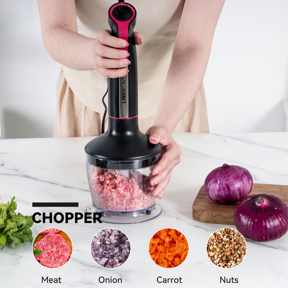 5-in-1 Immersion Blender Kits, 20-Speed, 1000W. – LINKChef