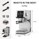 LINKChef Espresso Machine 20 Bar, Professional Espresso Maker with Mil